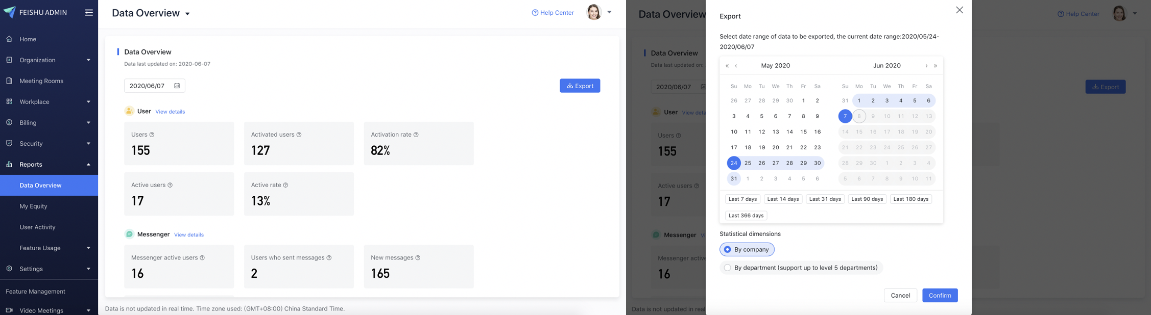 Admin feature updates